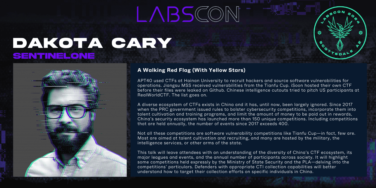 LABScon Speaker 2024: Dakota Cary