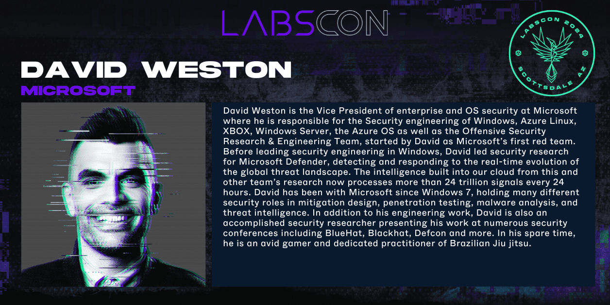 LABScon Speaker 2024: David Weston