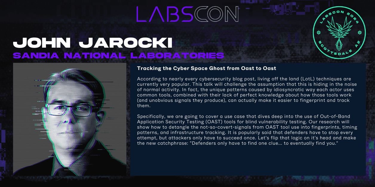 LABScon Speaker 2024: John Jarocki